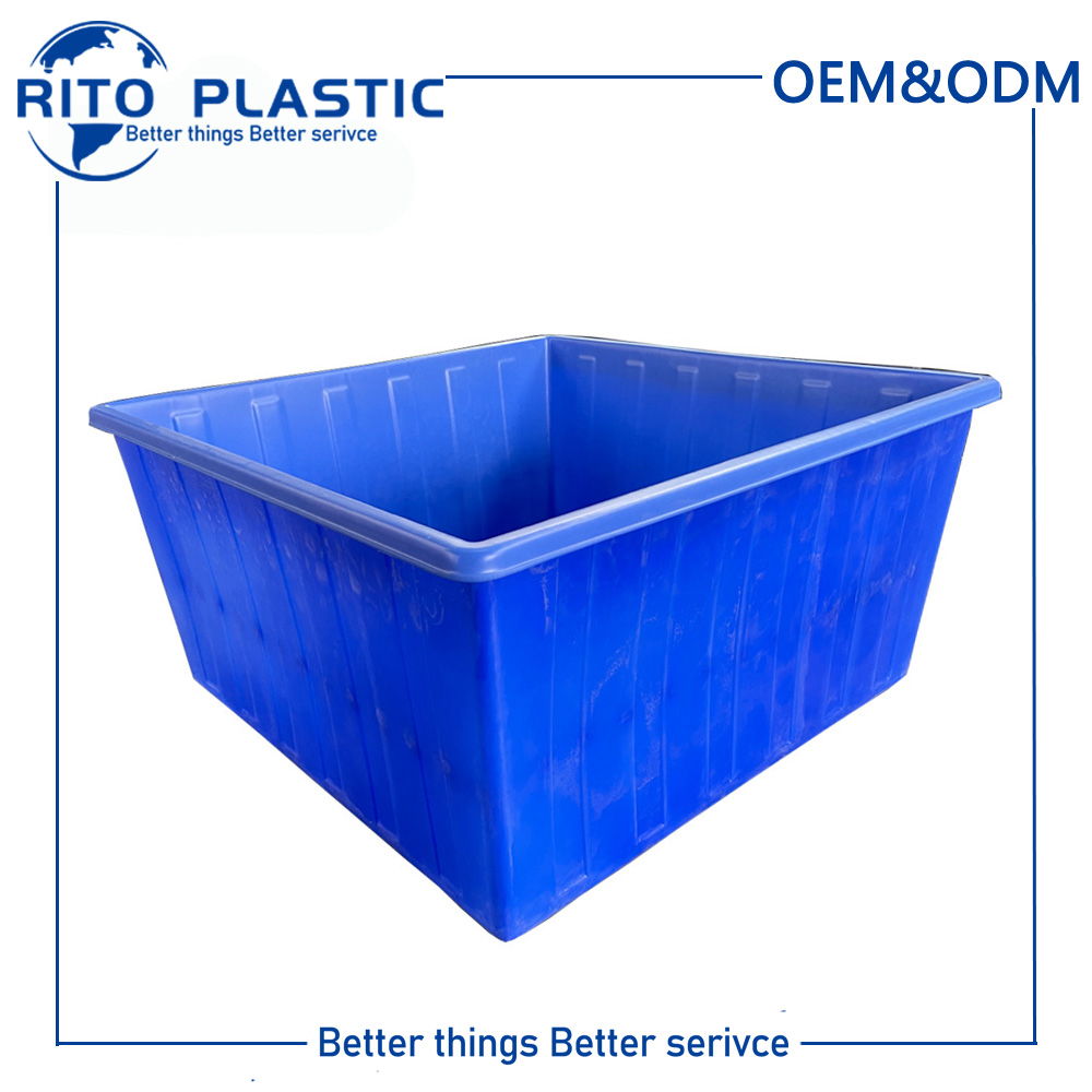 1000l aquaculture storage rectangular water tank - RITO PLASTIC